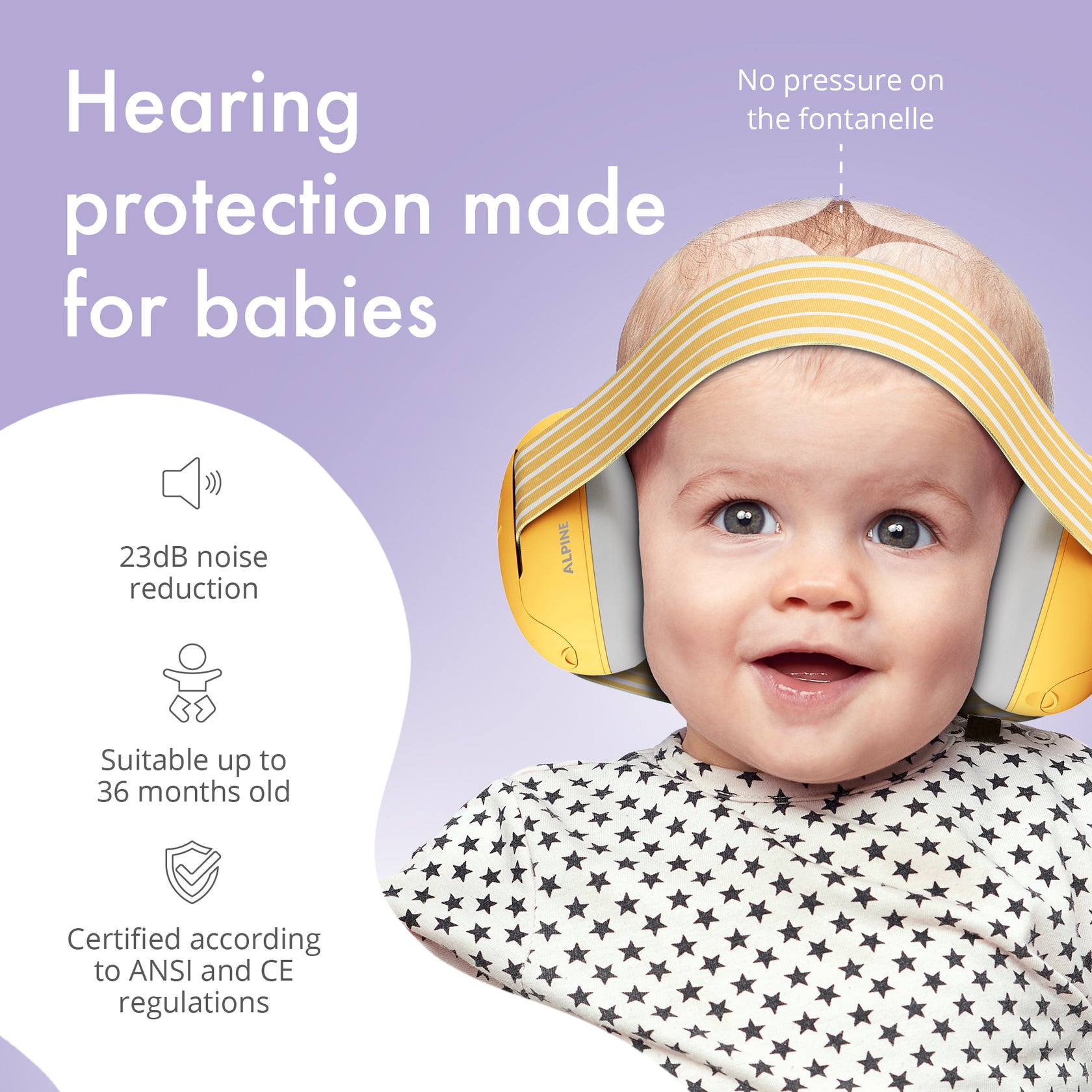 Buy Alpine Muffy Baby | Hearing protection for babies