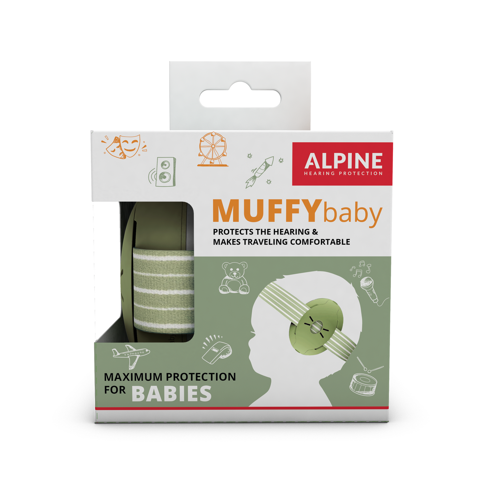 Buy Alpine Muffy Baby | Hearing protection for babies