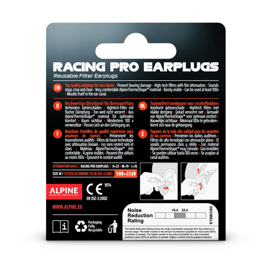 Alpine Formula 1 Racing Pro Earplugs